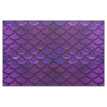 Blue and Purple Mermaid Scales Fabric | Zazzle