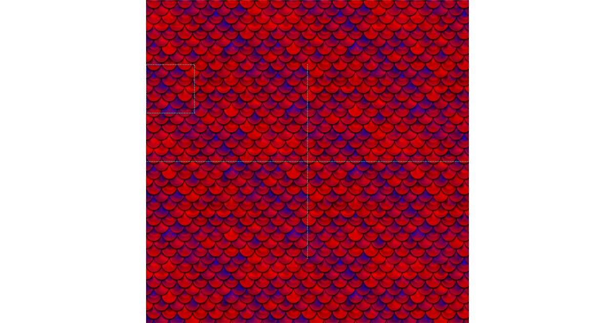 Falln Red and Purple Scales Fabric | Zazzle