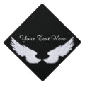 Falln White Angel Wings Graduation Cap Topper | Zazzle