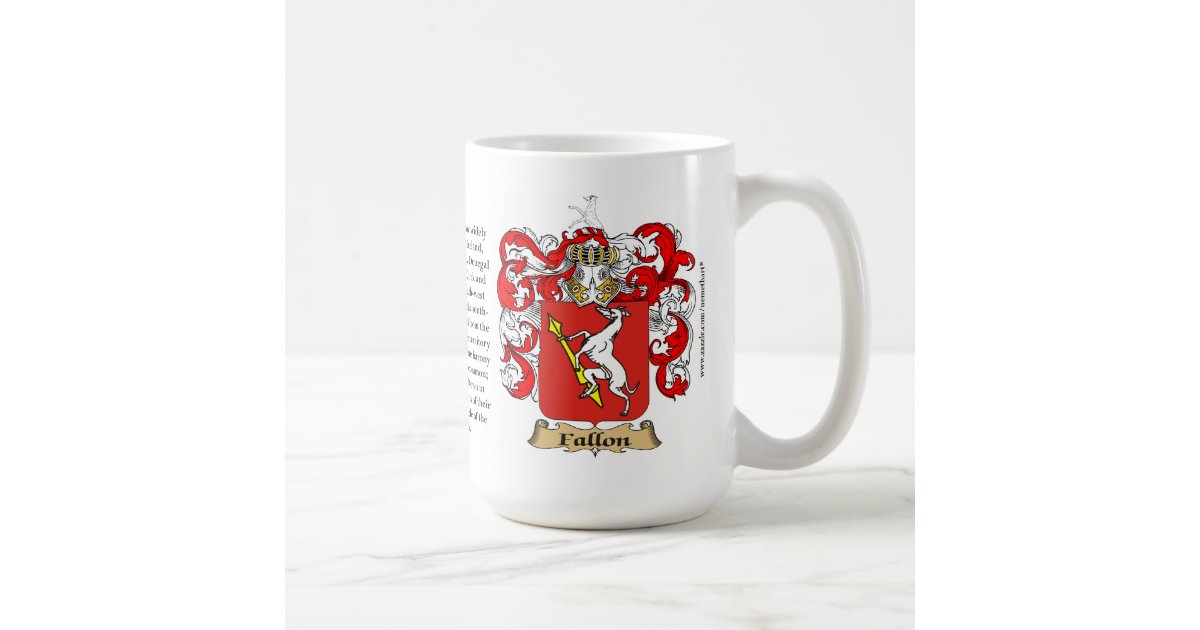 Fallon, the Origin, the Meaning and the Crest Coffee Mug | Zazzle
