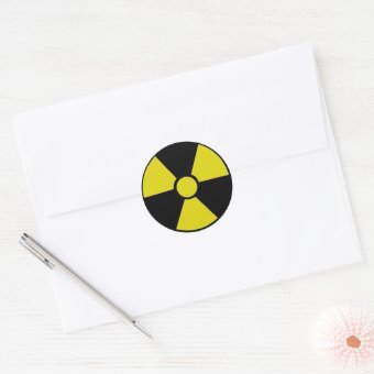 Fallout Classic Round Sticker | Zazzle