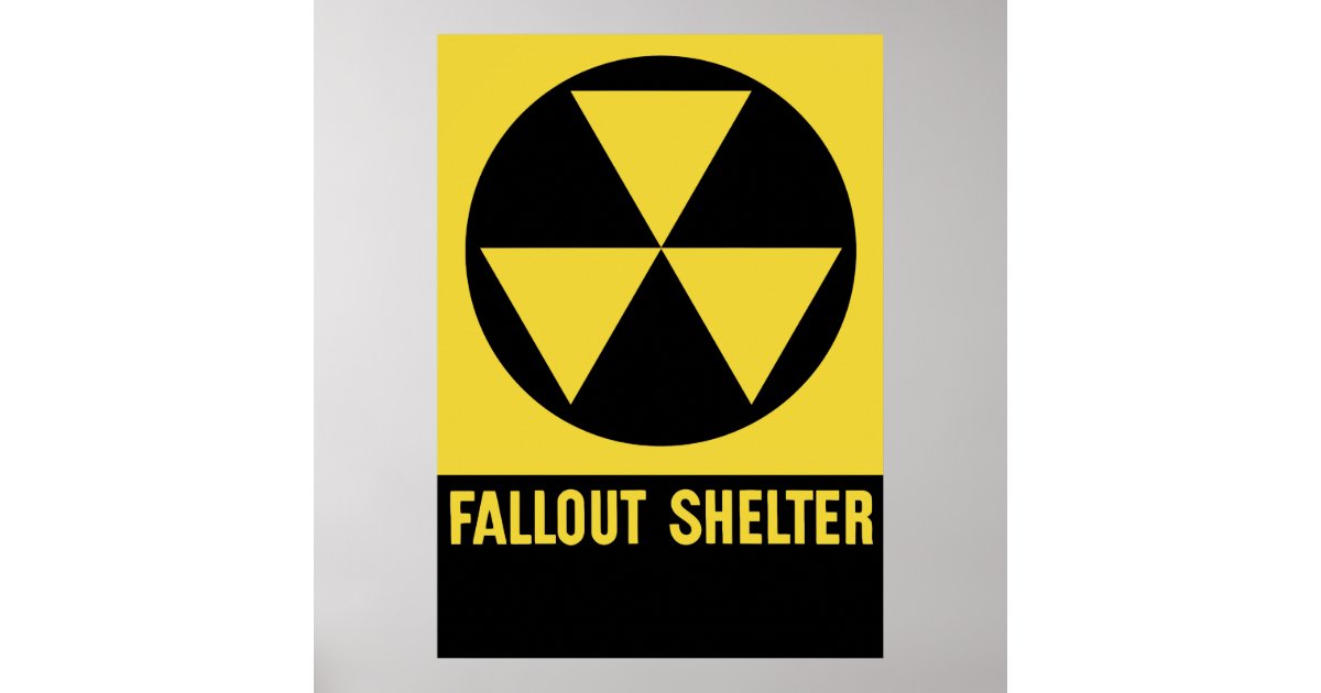 Fallout Shelter Sign | Zazzle