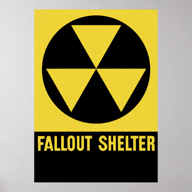 Fallout Shelter Sign | Zazzle
