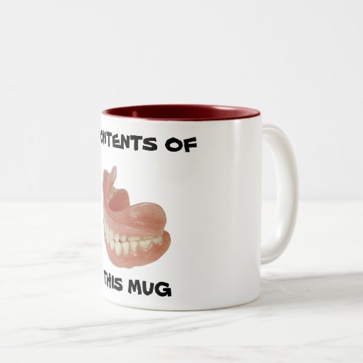 FALSE TEETH KEEPER MUG (GREAT GIFT) | Zazzle