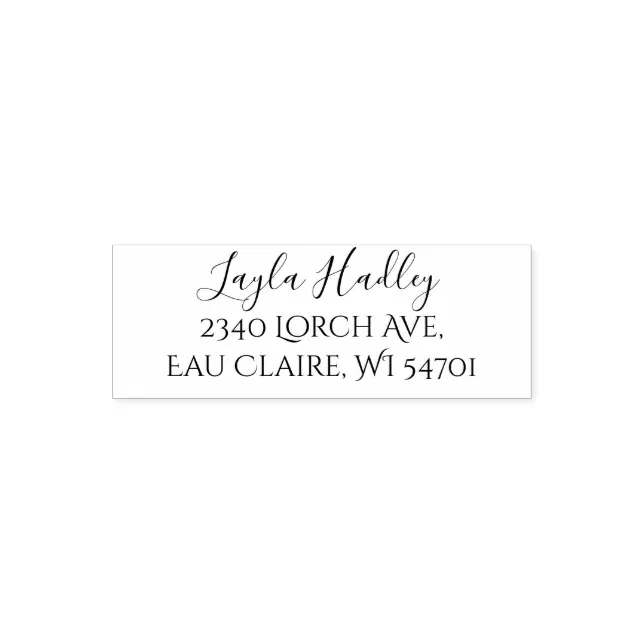 Family Address Labels, Return Address Labels Self-inking Stamp | Zazzle