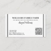 Family Chicken Farm Eggs QR Code Business Card | Zazzle