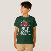 Family Christmas Pajamas - Elf Squad Matching T-Shirt | Zazzle