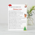 Family christmas party game card | Zazzle
