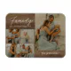 Family Collage Rustic Modern Personalized Magnet | Zazzle