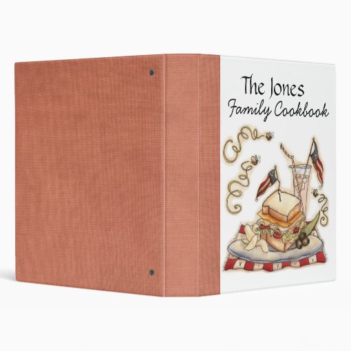 Family Cookbook Binder | Zazzle