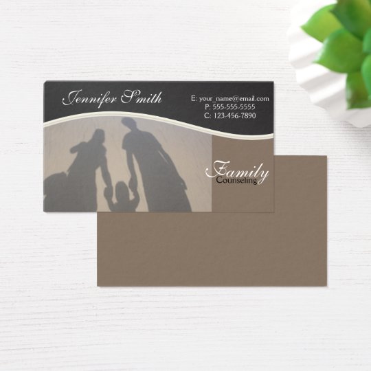 Family Counseling | Professional Counselors Business Card | Zazzle.com