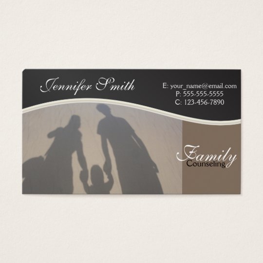 Family Counseling | Professional Counselors Business Card | Zazzle.com