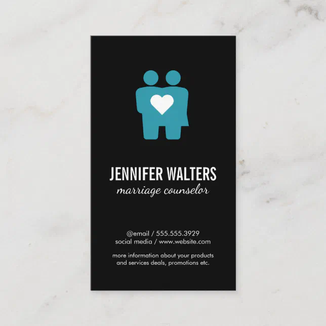 Family | Counselor | Therapist Business Card | Zazzle