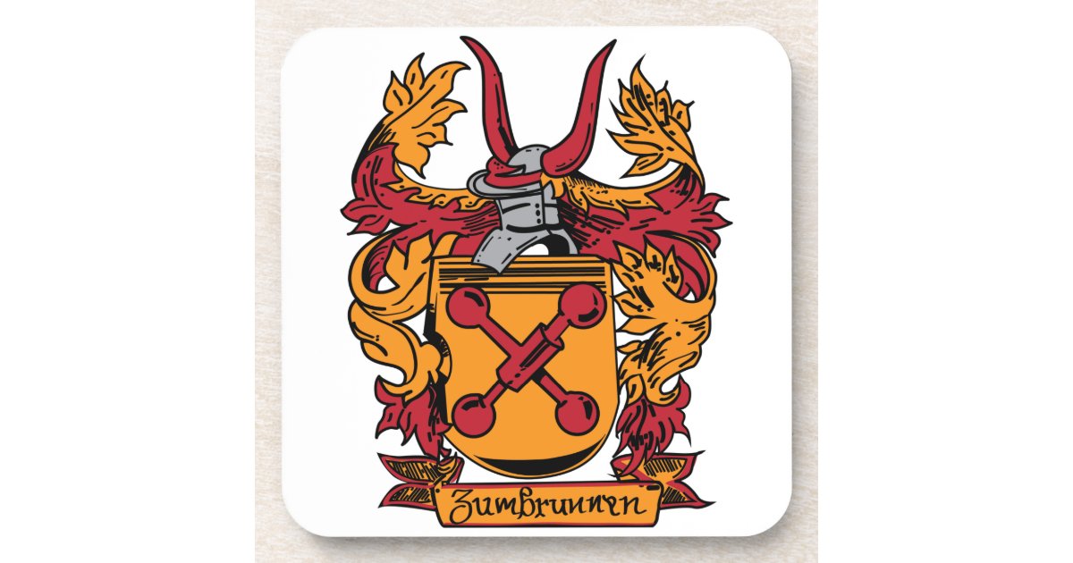 Family Crest Cork Coasters | Zazzle
