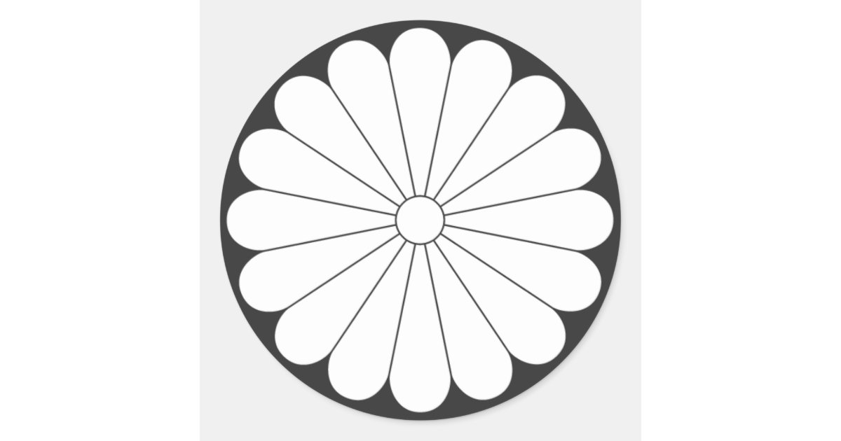 [Family Crests] Flowers Classic Round Sticker | Zazzle