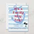 Family Cruise Stateroom Anchor Magnet | Zazzle