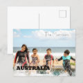 Family Destination Photo Holiday Postcard | Zazzle
