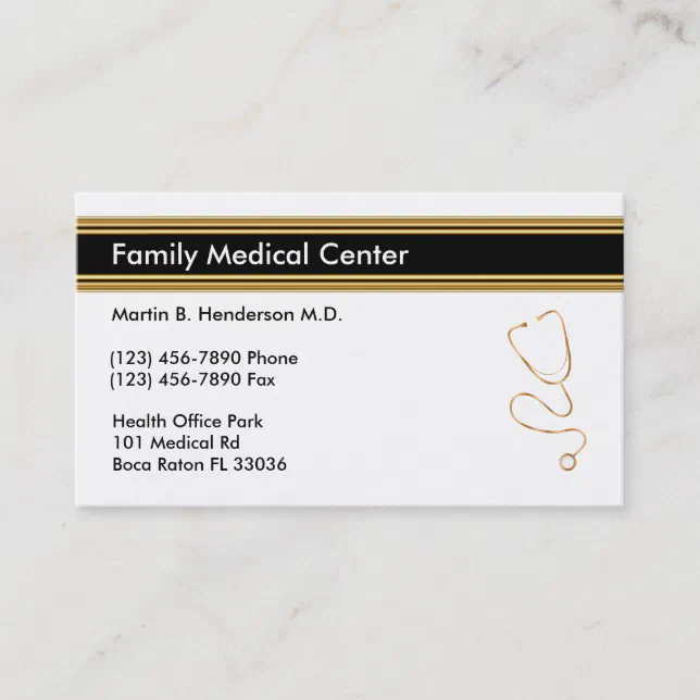 Family Doctor Business Card | Zazzle