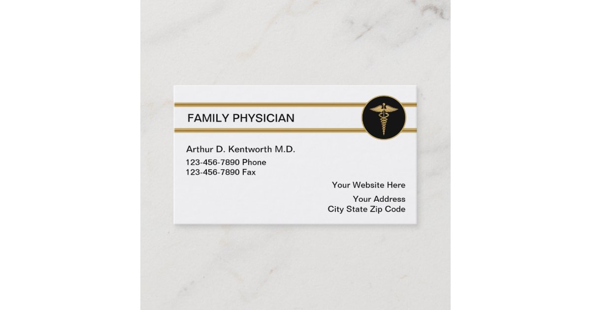 Family Doctor Business Cards | Zazzle.com