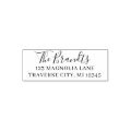 Family Fancy Return Address Self-inking Stamp | Zazzle