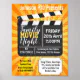 Family film night, movie night party PTA event PTO Poster | Zazzle
