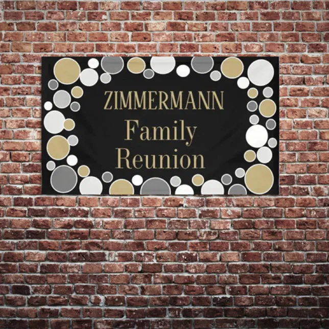 Family fun! Custom reunion banner | Zazzle