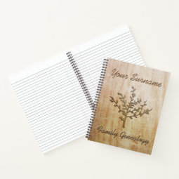 Family Genealogy Notebook | Zazzle