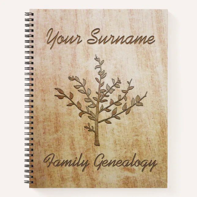Family Genealogy Notebook | Zazzle