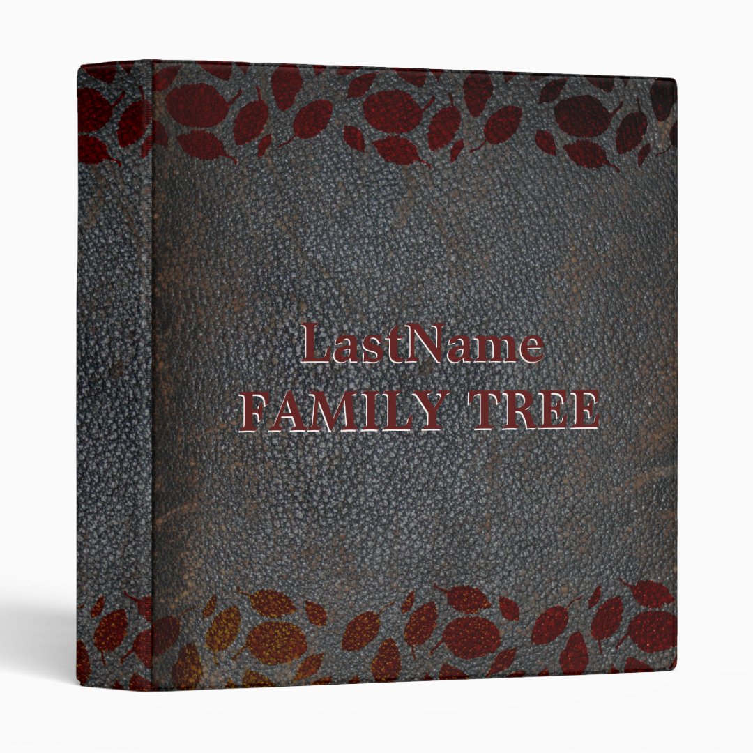Family History | Genealogy Family Tree Rustic 3 Ring Binder | Zazzle