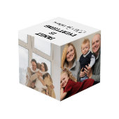Family is everything Custom Family Photos & Name Cube | Zazzle