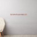 Family Name & Quote Wall Decal | Zazzle