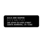 family name / surname with home address label | Zazzle.com