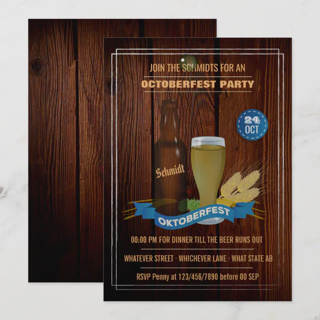 Family Octoberfest Party invitation | Zazzle