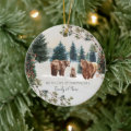 Family of Three | First Christmas Ornament | Zazzle