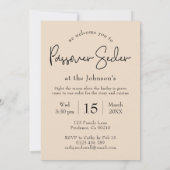 Family Passover Seder Photo Template Invitation | Zazzle