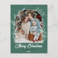 Family Photo Arch with Floral Postcard | Zazzle