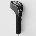 Family Photo Best Granddad Heart Custom Monogram Golf Head Cover | Zazzle