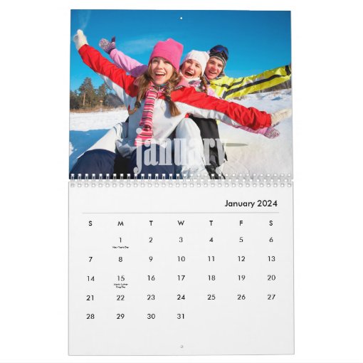 Family Photo Calendar, Editable Calendar | Zazzle