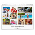 Family Photo Calendar, Editable Custom Calendar | Zazzle
