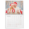 Family Photo Calendar, Editable White Calendar | Zazzle