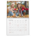 Family Photo Calendar, Editable White Calendar | Zazzle