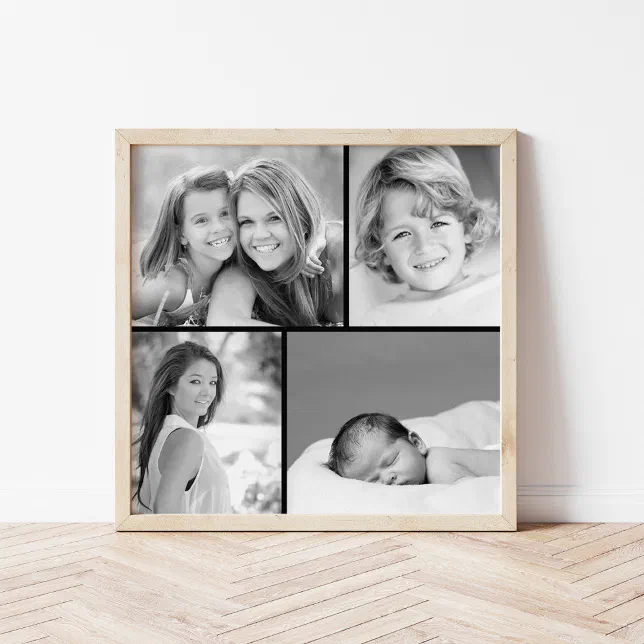 Family Photo Collage Poster | Zazzle