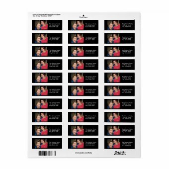 Family Photo Custom Address Labels | Zazzle