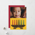 Family Photo Illustrated Kinara Kwanzaa Holiday Card | Zazzle