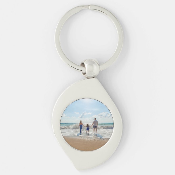 Family Photo Keychain | Zazzle