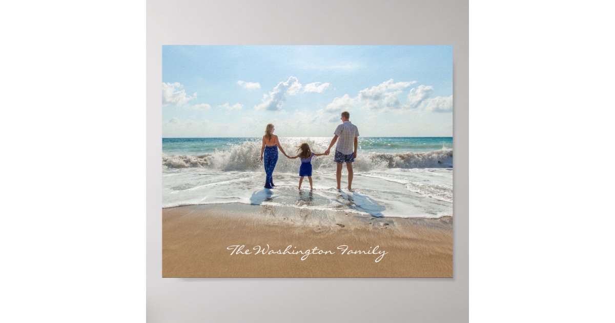 Family Photo Poster | Zazzle