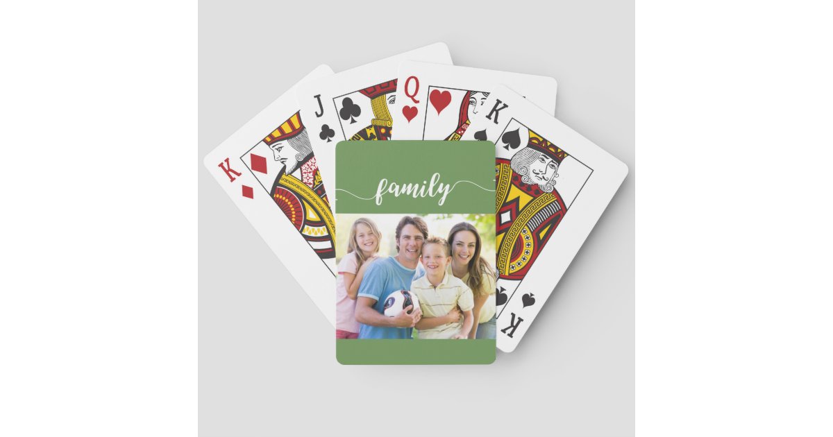 Family Playing Card Design | Zazzle