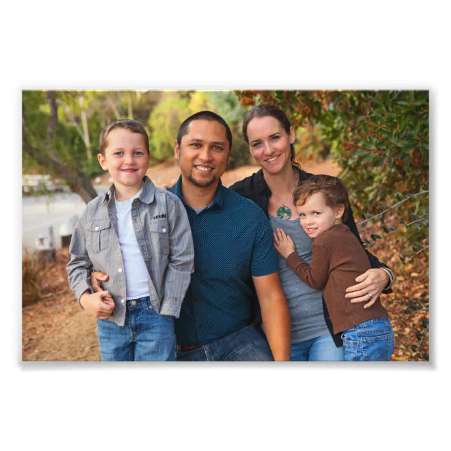Family Portrait 5x7 Landscape Photo | Zazzle