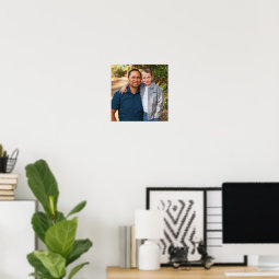 Family Portrait Square Poster | Zazzle