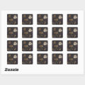 Family Portrait Square Sticker | Zazzle